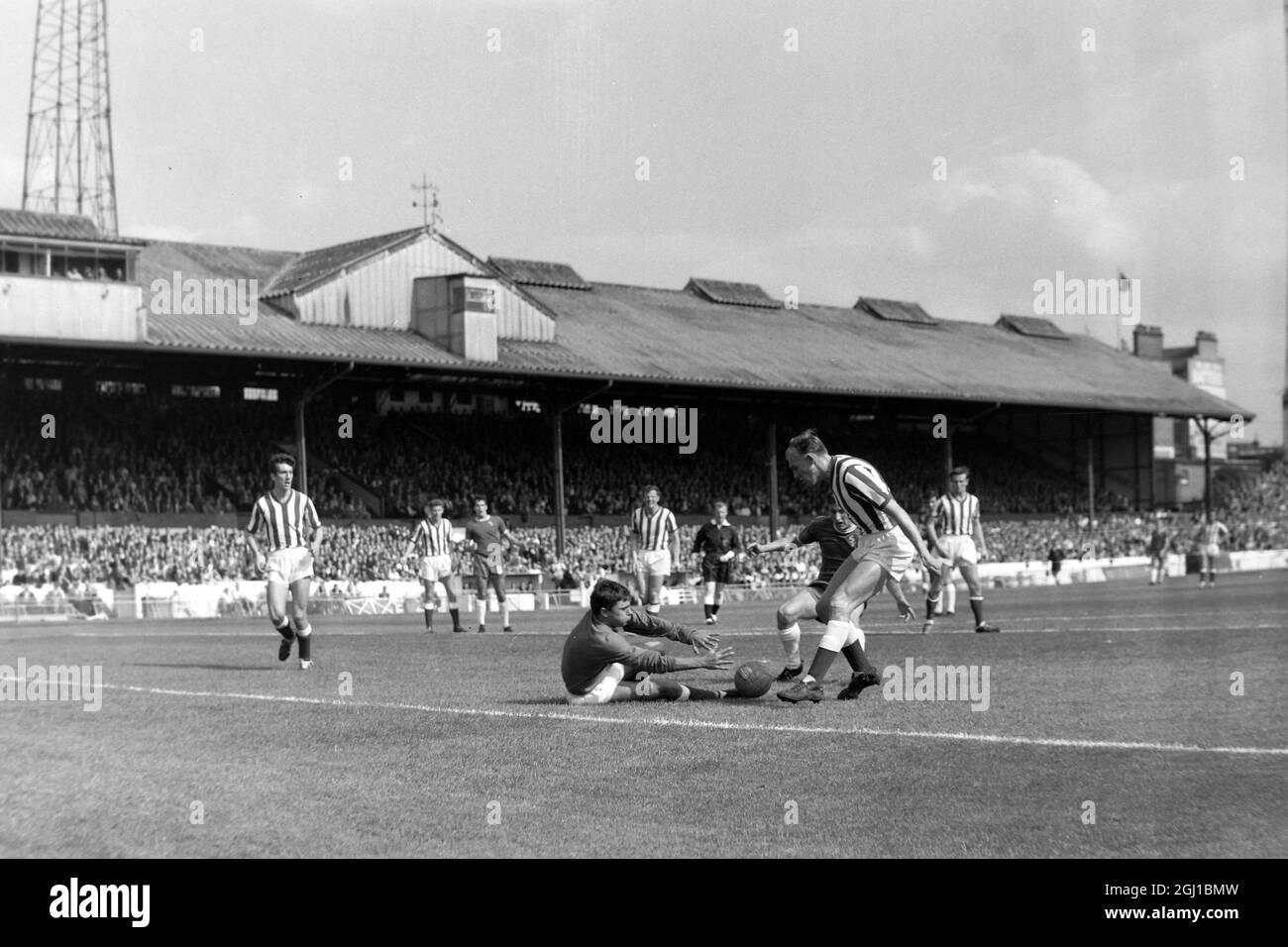 FOOTBALLERS IRWIN CECIL AND DEREK FOSTER IN ACTION IN LONDON - ; 29 ...