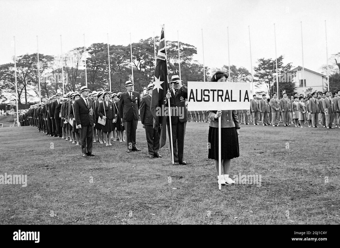AUSTRALIAN TEAM AT OLYMPICS IN TOKYO, JAPAN, SUMMER OLYMPIC GAMES ; 28 ...