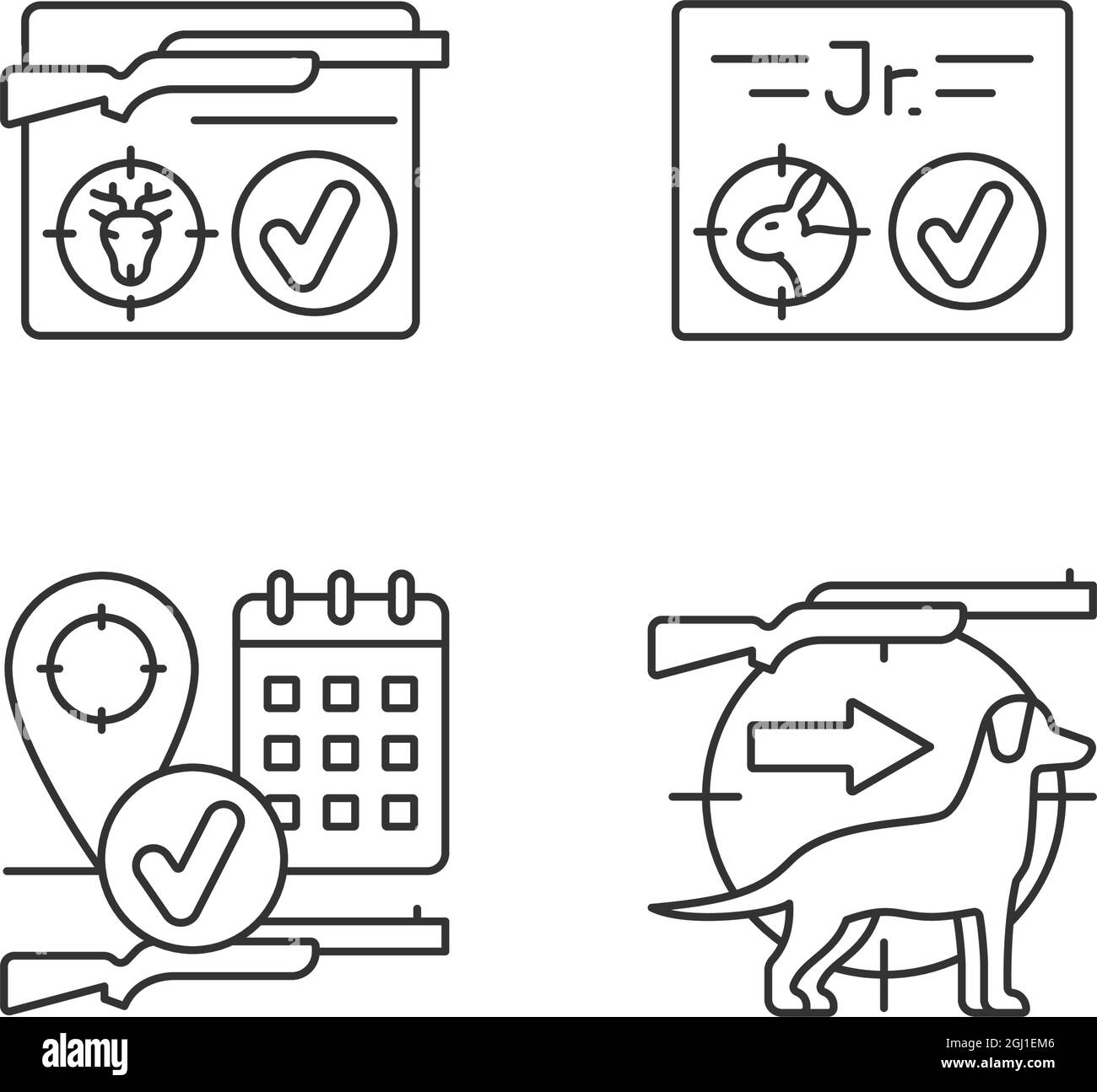 Hunting regulations Stock Vector Images - Alamy