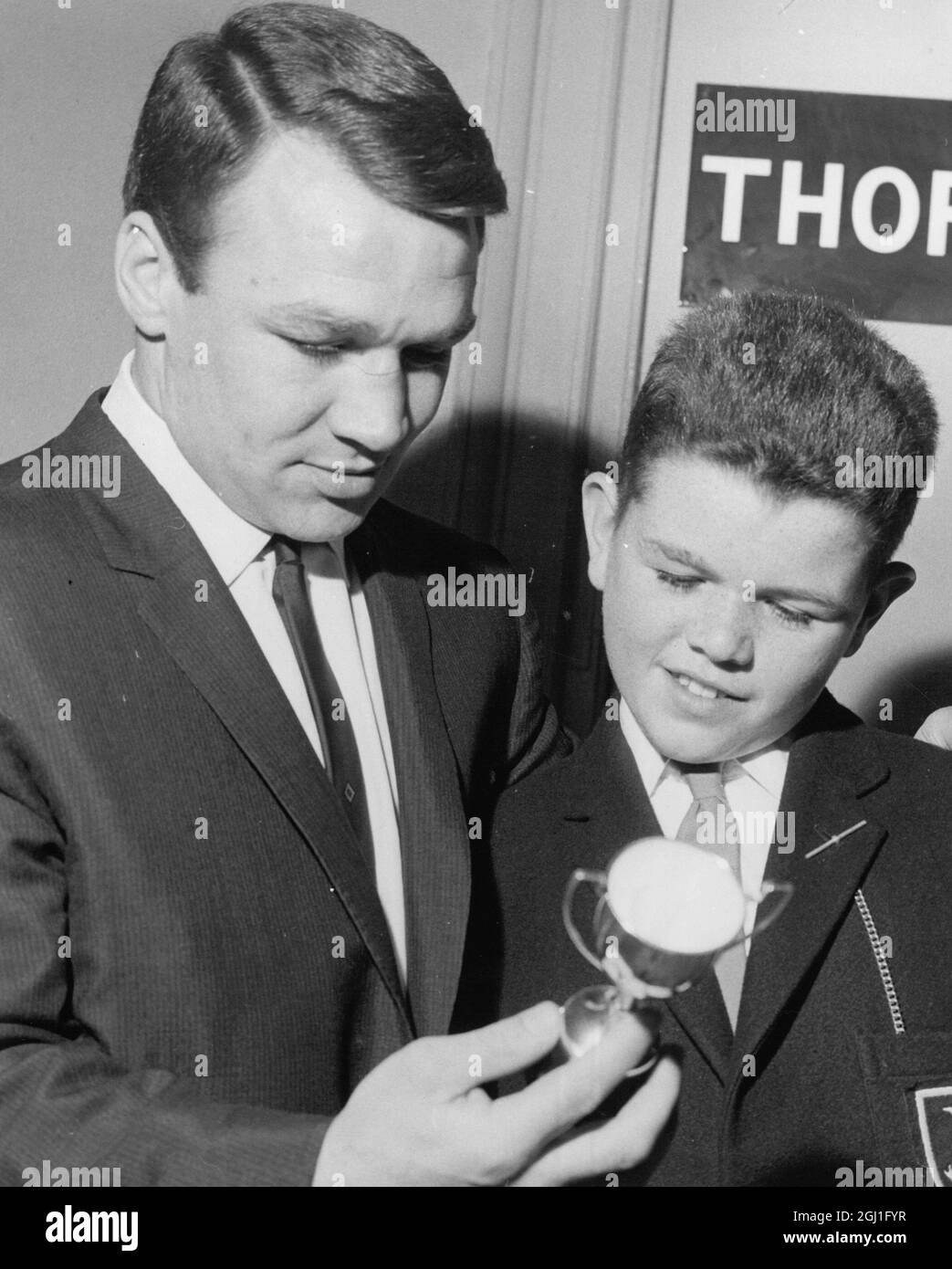 Dave Charnley , British lightweight boxing Champion Stock Photo - Alamy