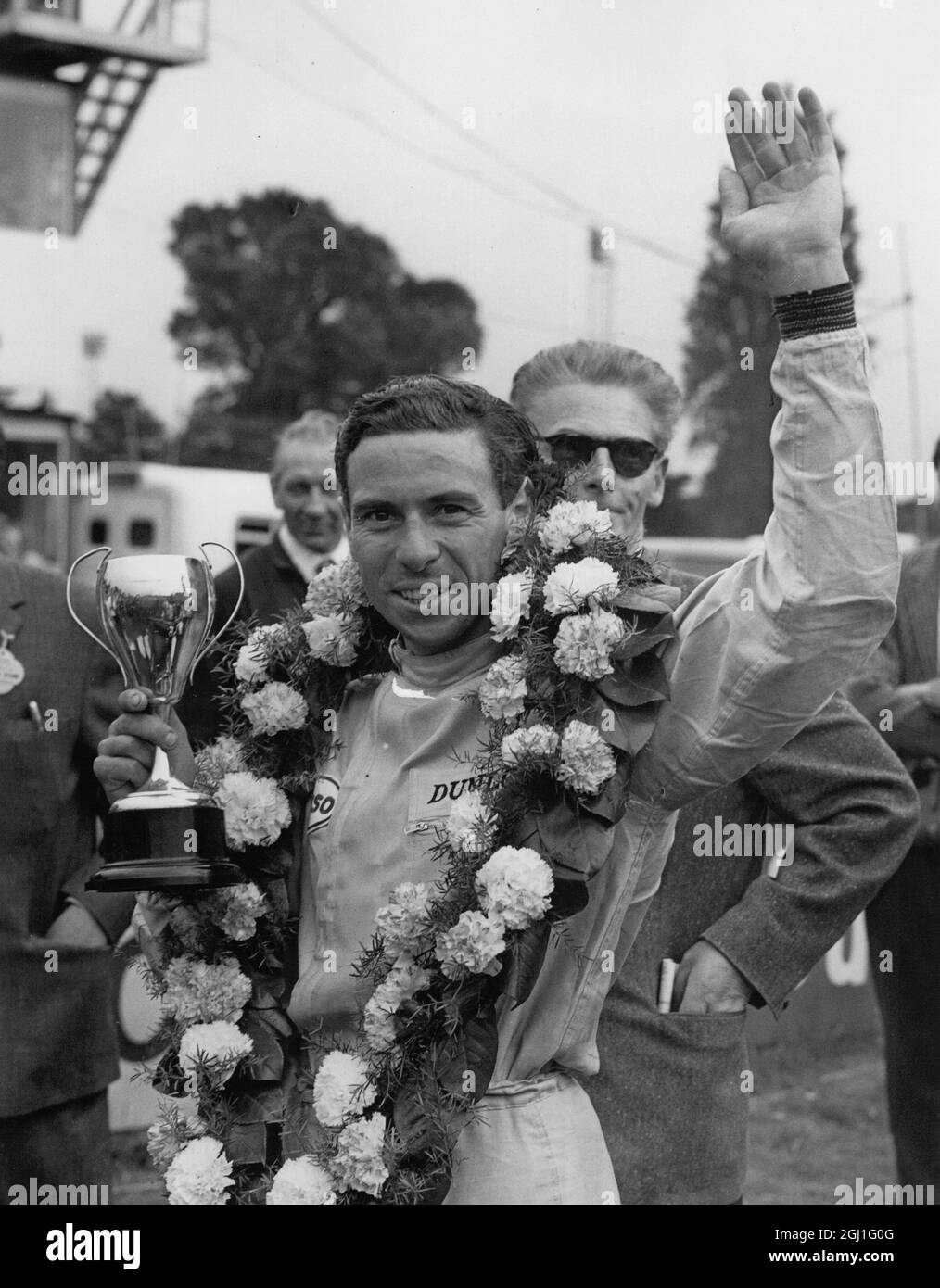 Jim Clark : 1936 - 1968 , British Formula One racing driver from ...