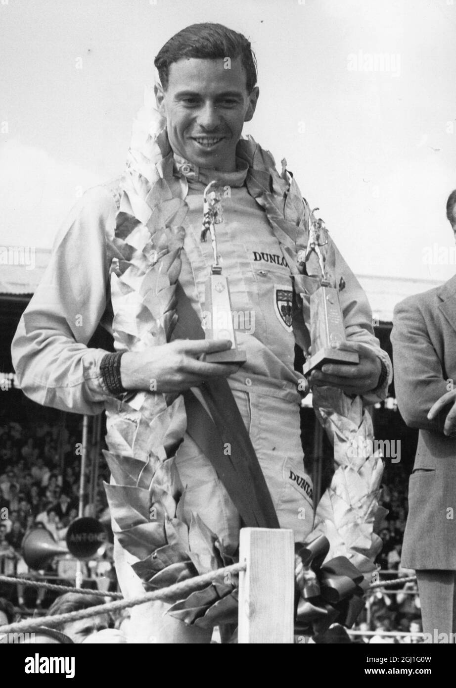 Jim Clark : 1936 - 1968 , British Formula One racing driver from ...