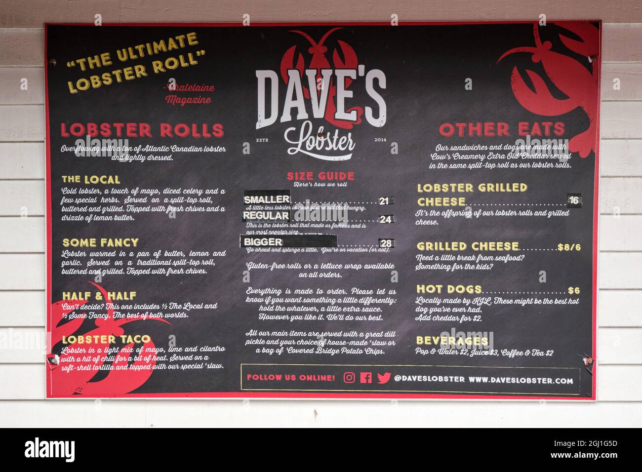 Daves lobster hi-res stock photography and images - Alamy