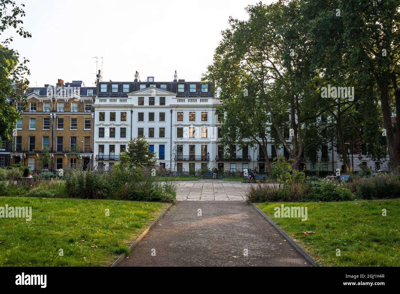 Bloomsbury Square Gardens, developed in the late 17th century and one ...