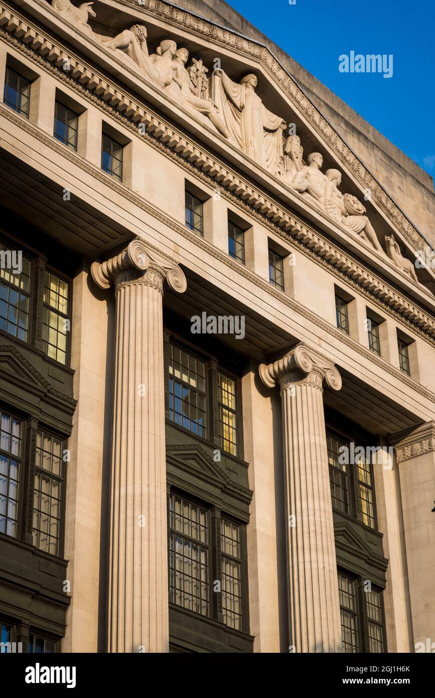 Victoria House, a neoclassical building in Bloomsbury Square, Holborn ...