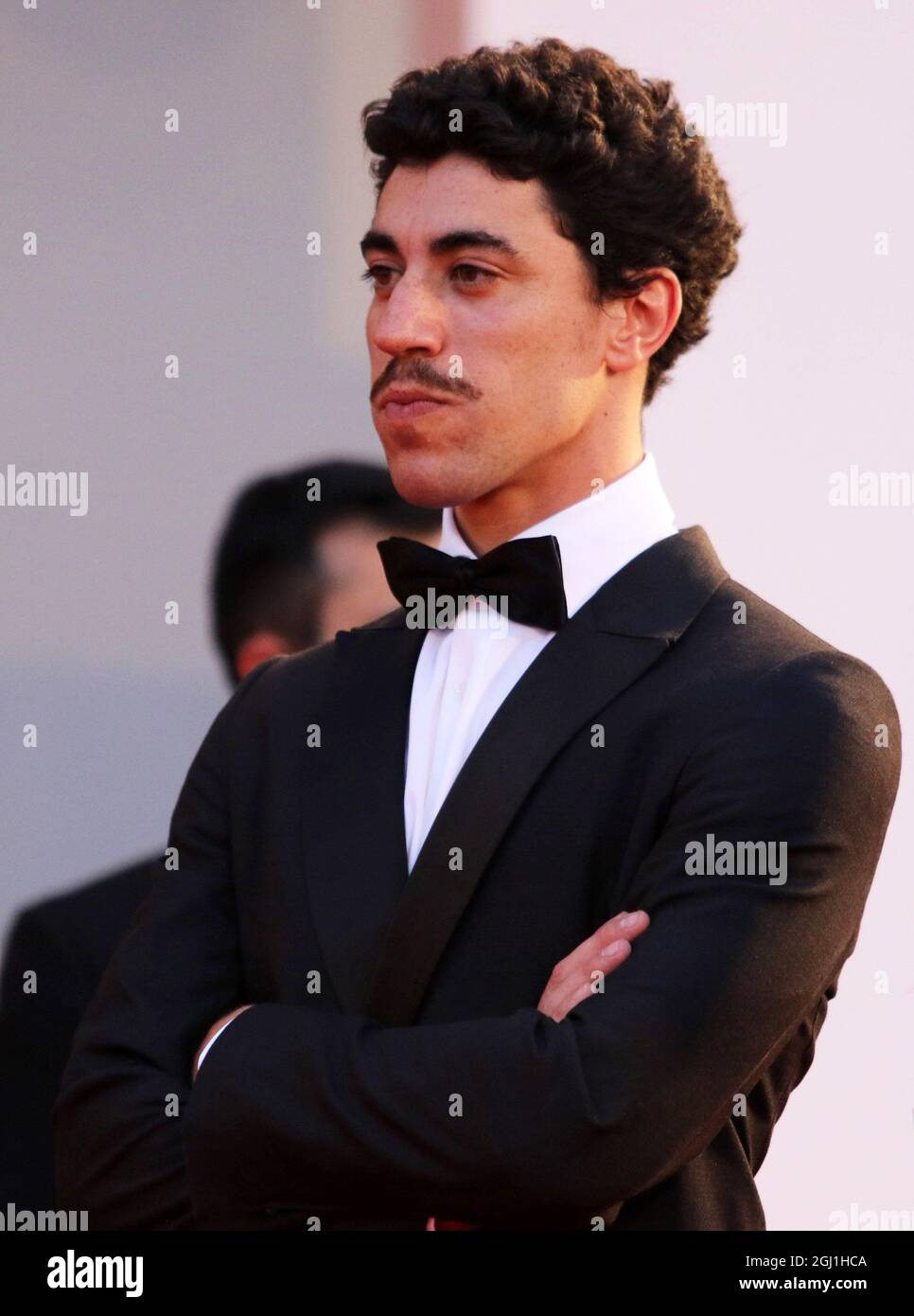 Italy, Lido di Venezia, September 7, 2021 : Eduardo Scarpetta attends the red carpet of the ...