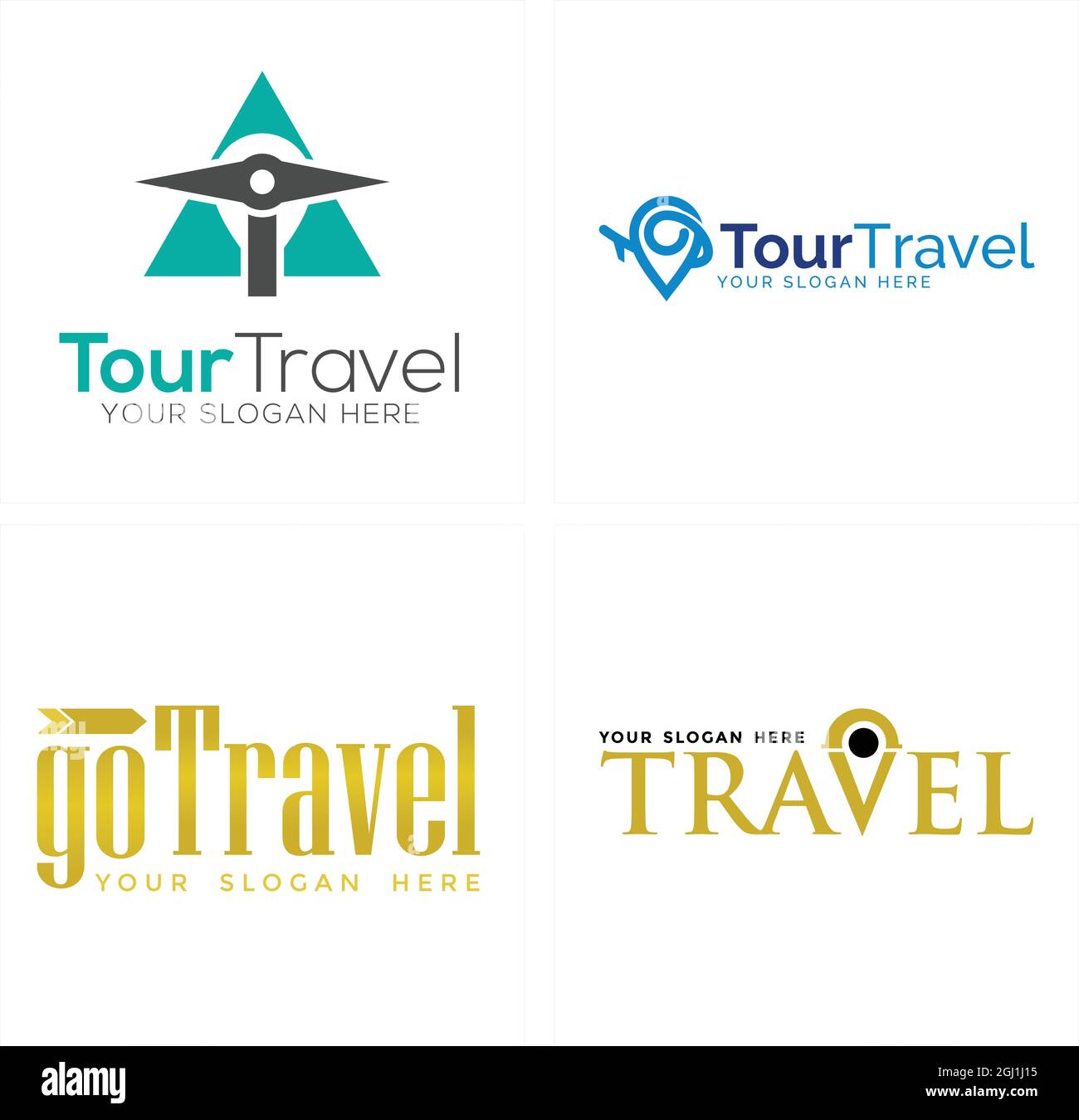 World travel airplane go Stock Vector Images - Alamy