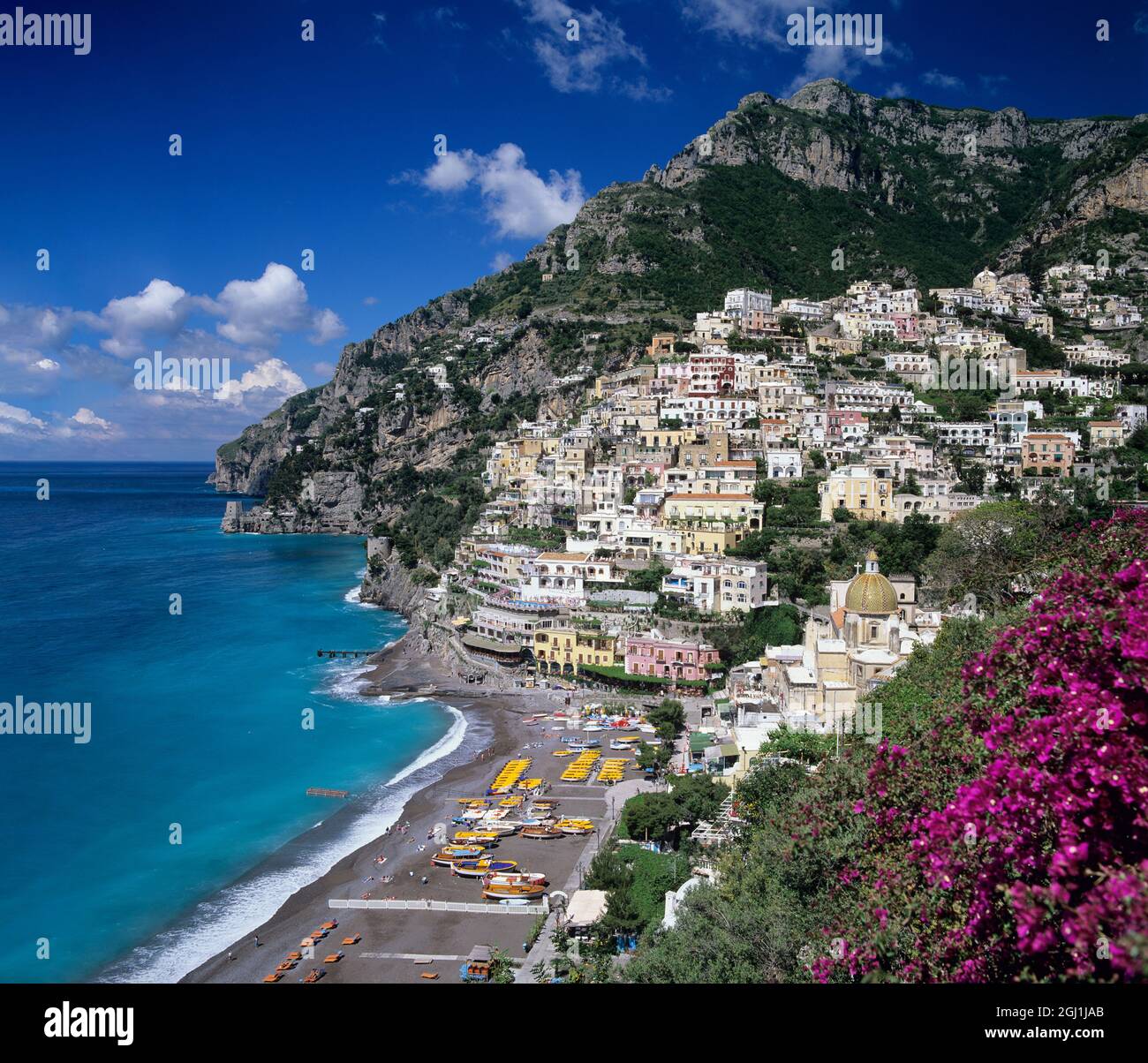 Amalfi coast positano hi-res stock photography and images - Alamy