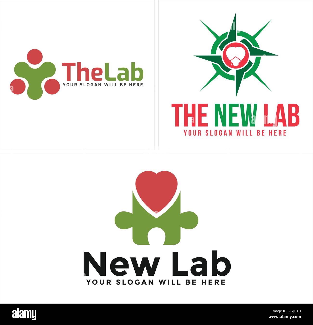 Education Lab people puzzle community logo design Stock Vector Image ...