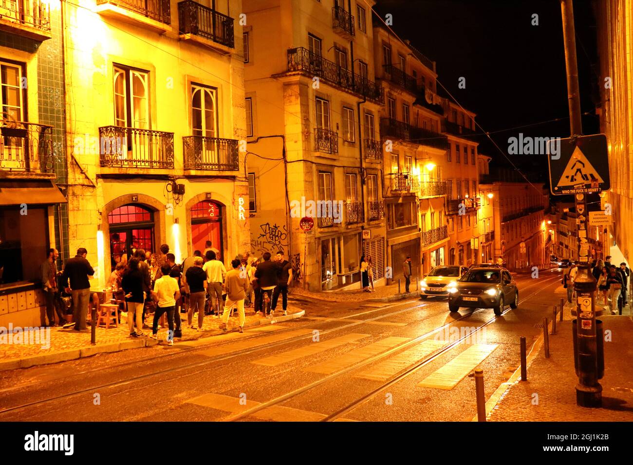 Lisbon nightlife hi-res stock photography and images - Alamy