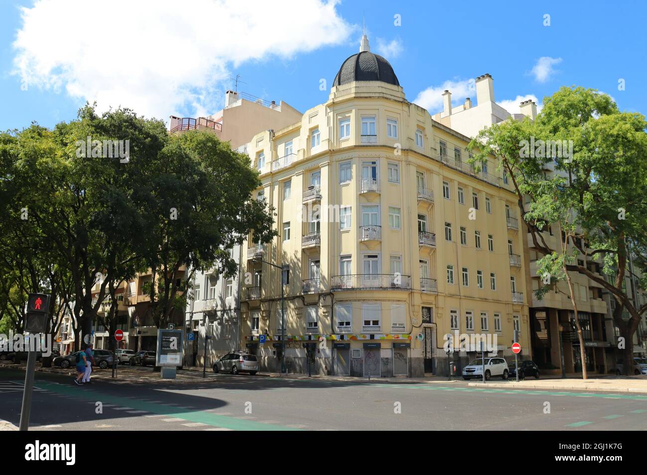 Lisbon Street Conor Stock Photo - Alamy