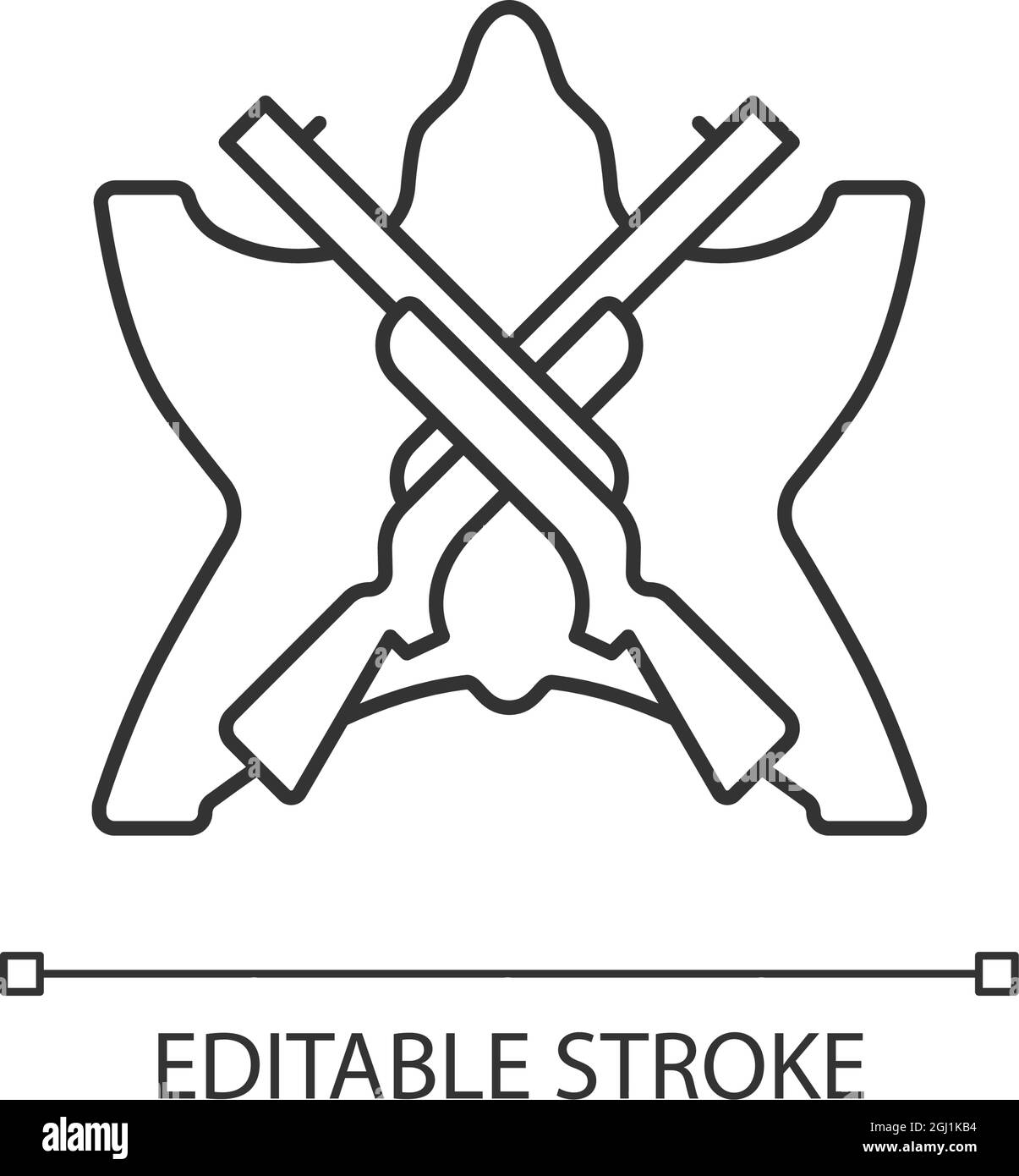 Hunting trophy linear icon Stock Vector Image & Art - Alamy