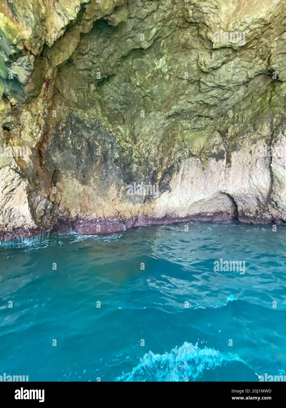 Rocks and mountains surrounding the city of El Jebha in Morocco Stock ...