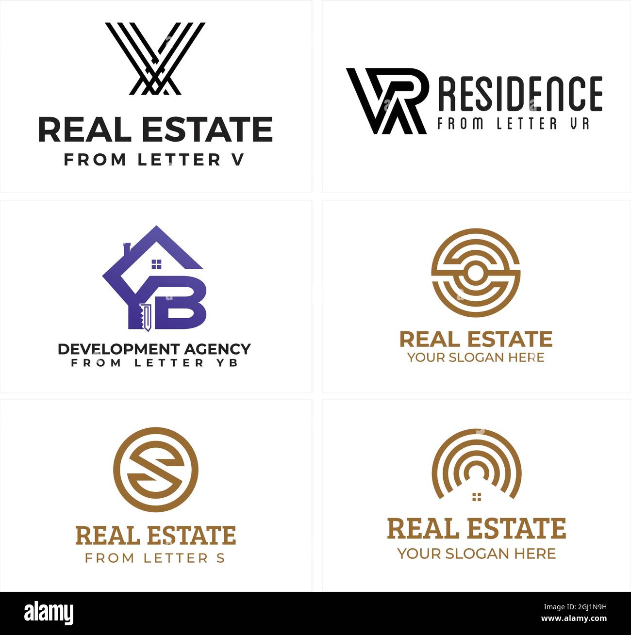 Residence architecture Stock Vector Images - Alamy