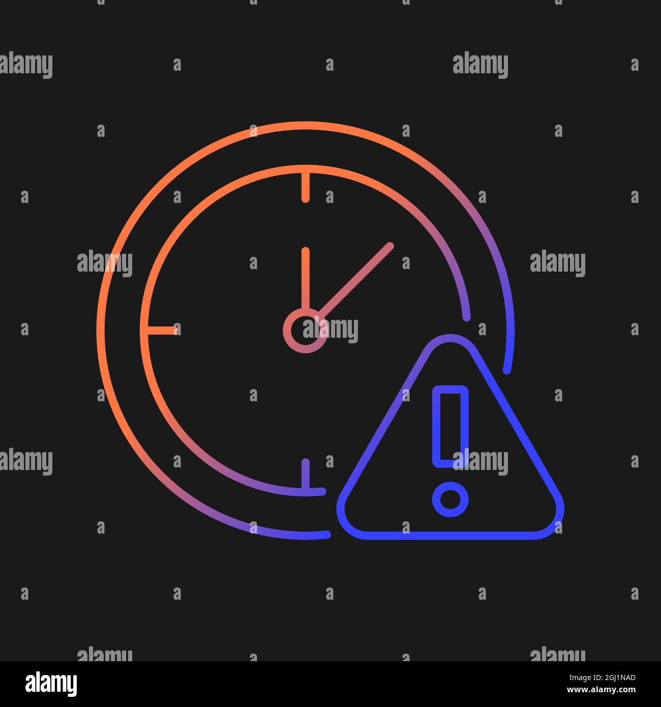 Do not use for long time gradient vector manual label icon for dark ...