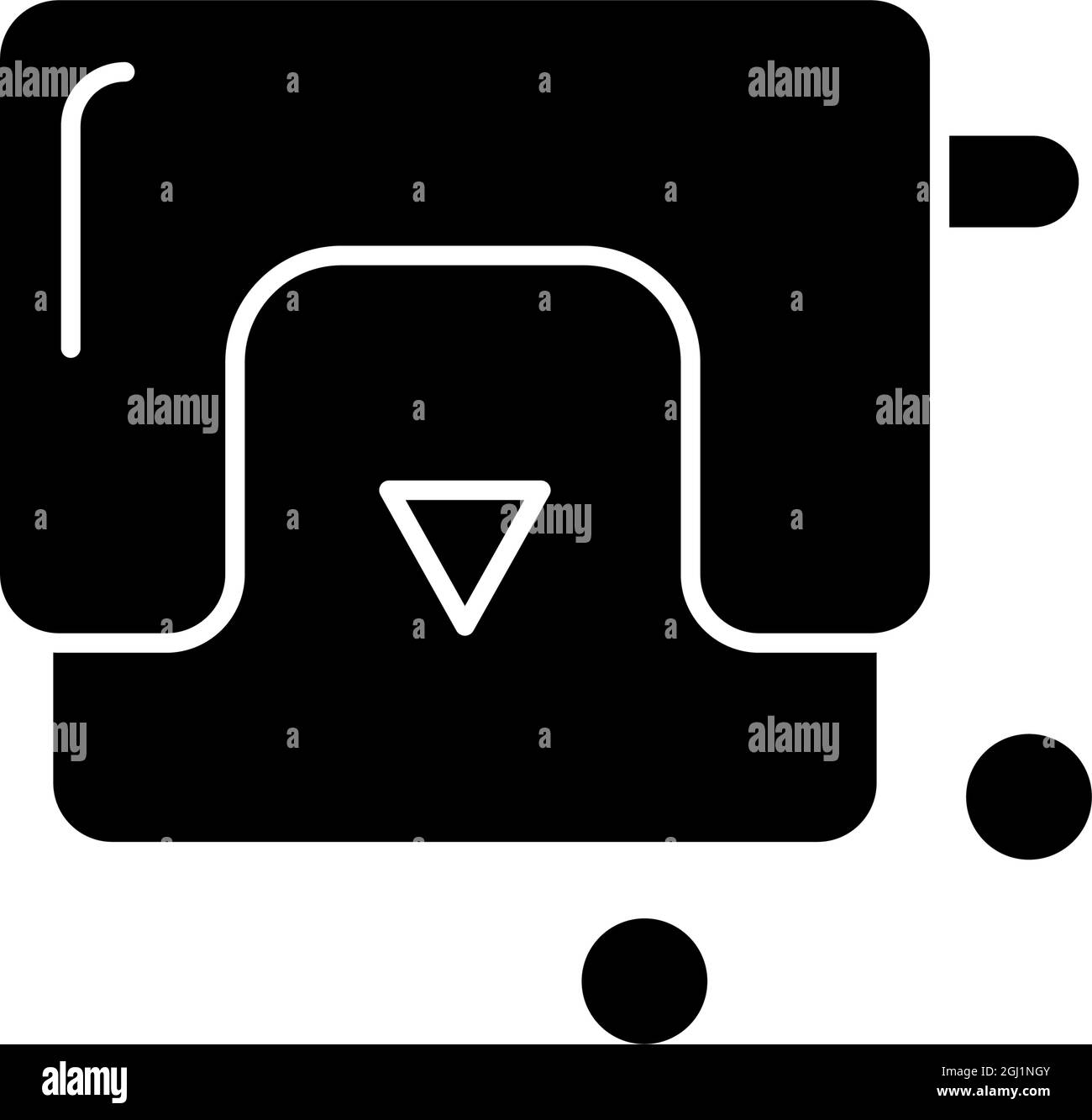 Back hole machine Stock Vector Images - Alamy