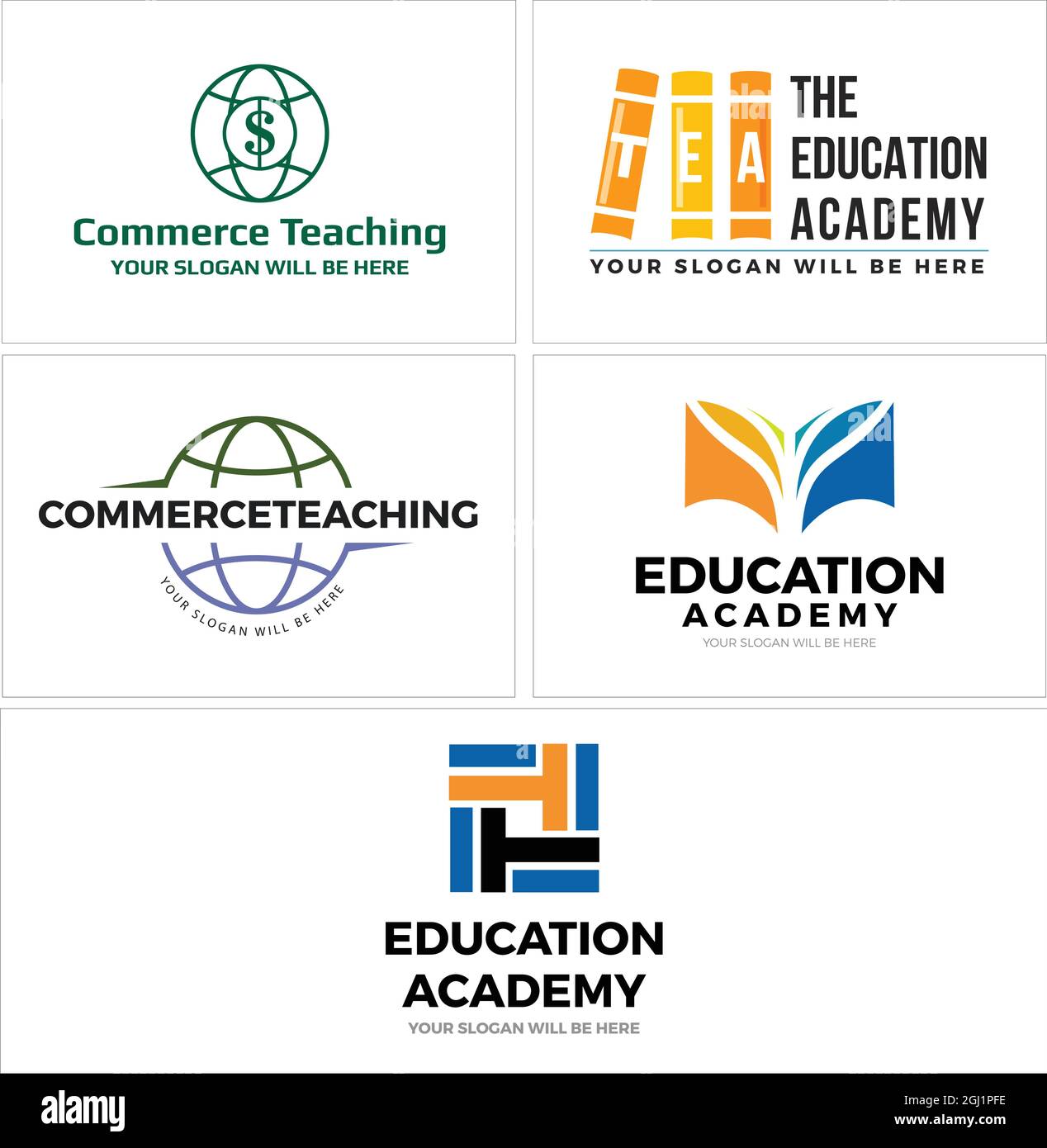 Education coaching library book global logo design Stock Vector Image ...