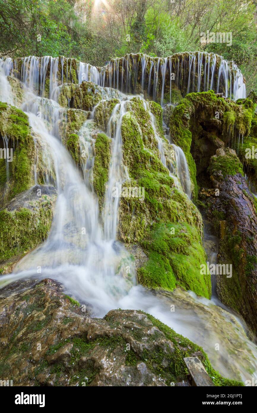 Amazing view of Krushuna Waterfalls, Lovech region, Bulgaria Stock ...