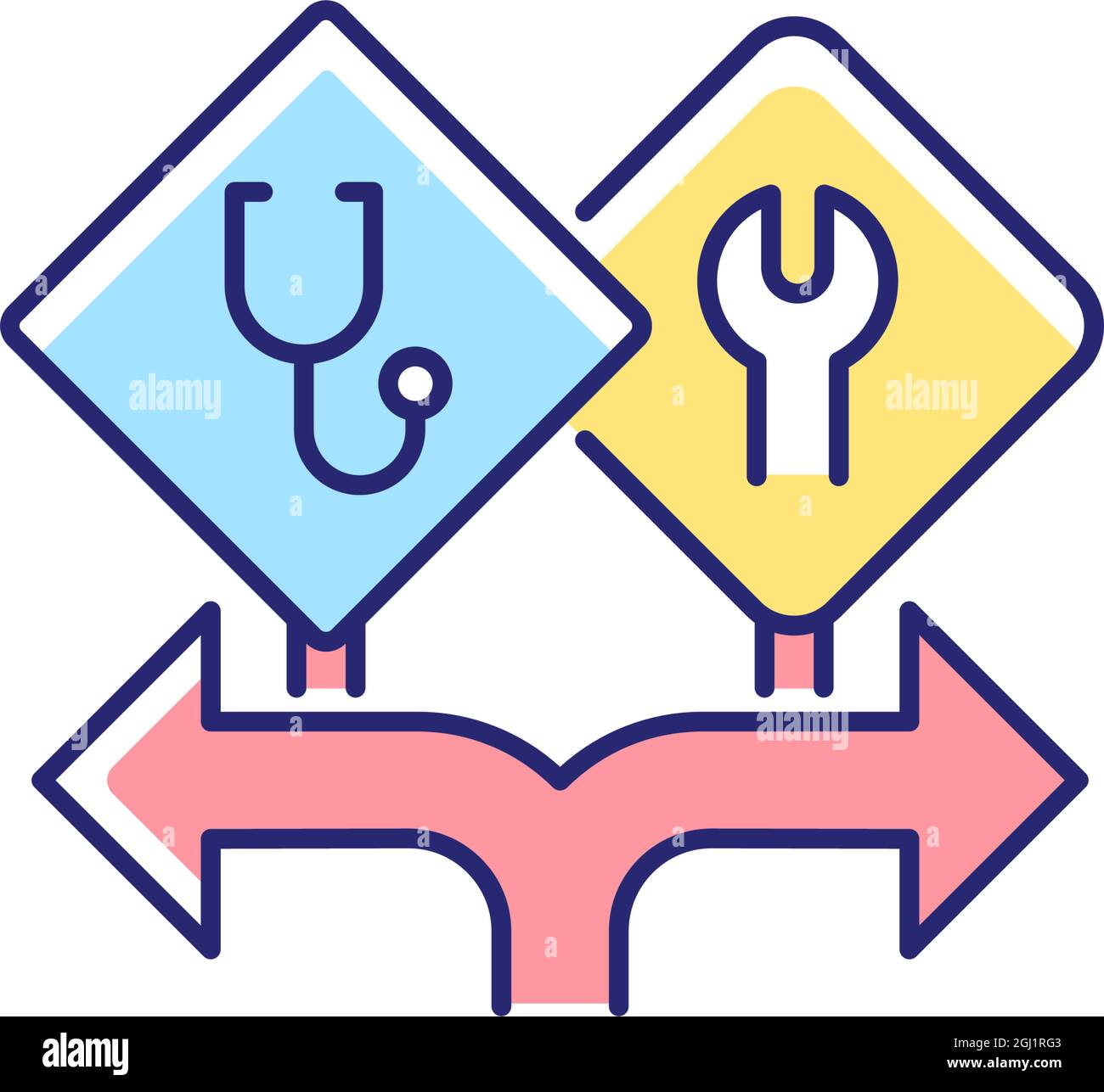 Freedom of choice RGB color icon Stock Vector Image & Art - Alamy