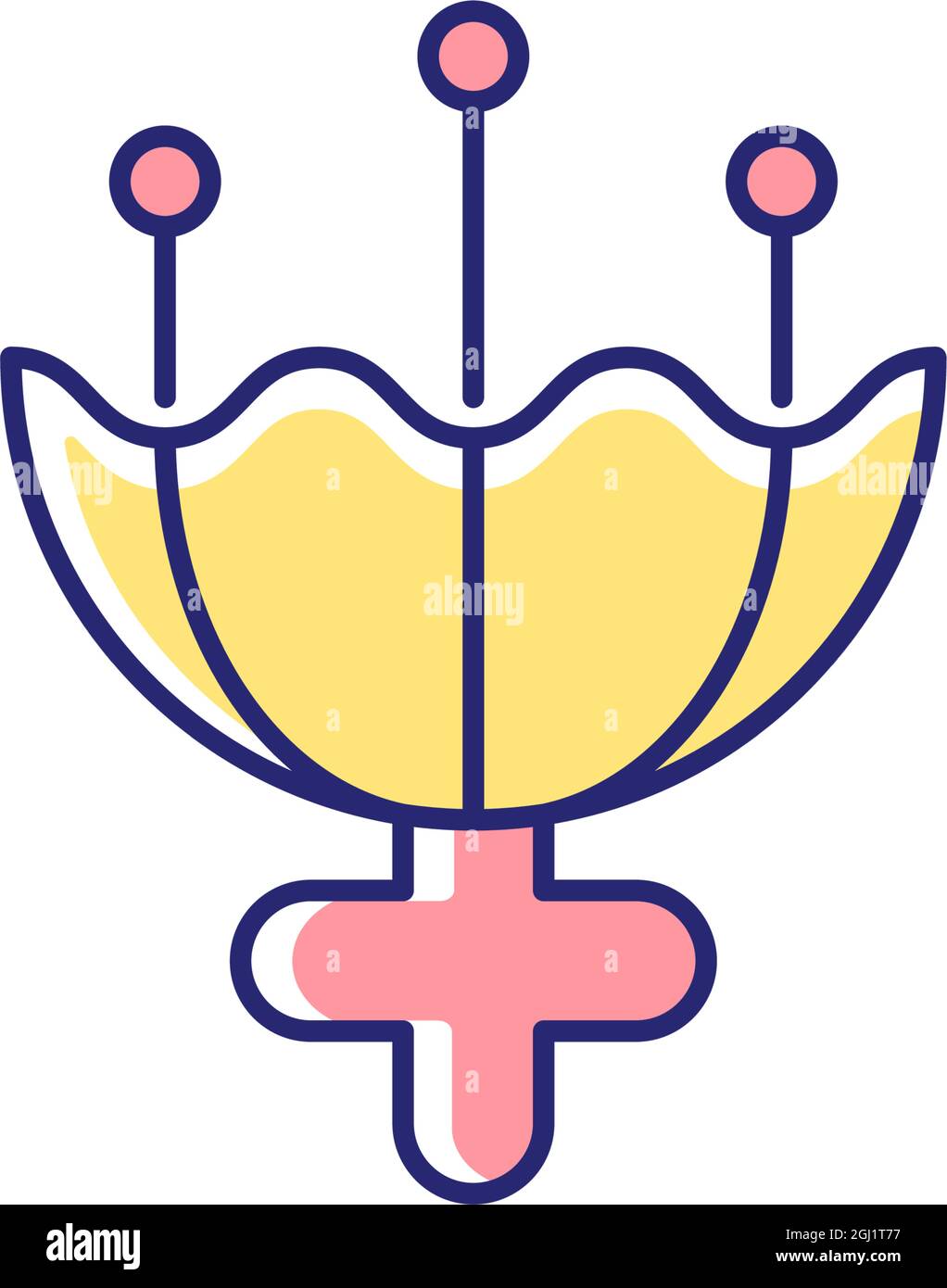 Gender symbol for female RGB color icon Stock Vector Image & Art - Alamy