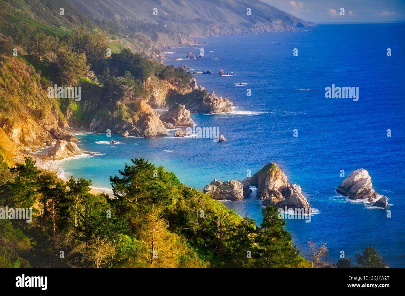 Big sur coastal cliffs hi-res stock photography and images - Alamy