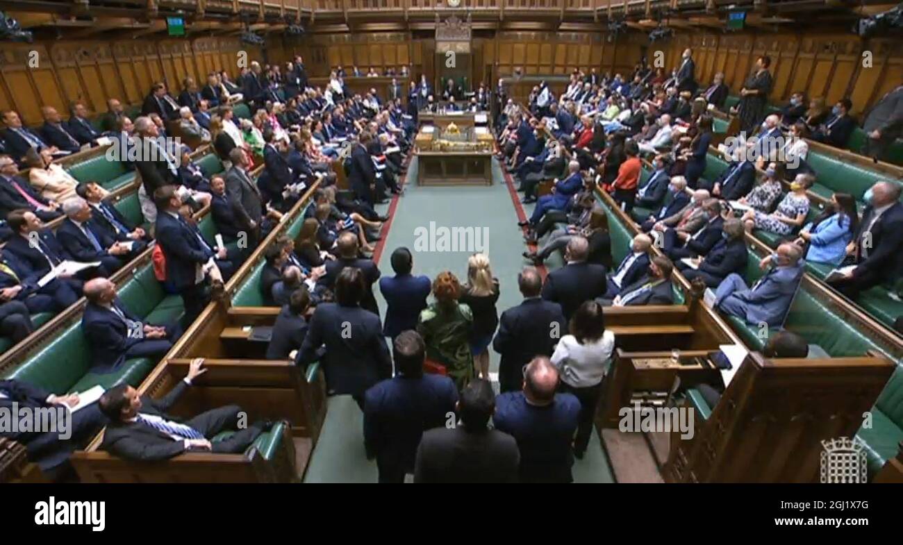Members of Parliament during Prime Minister's Questions in the House of ...
