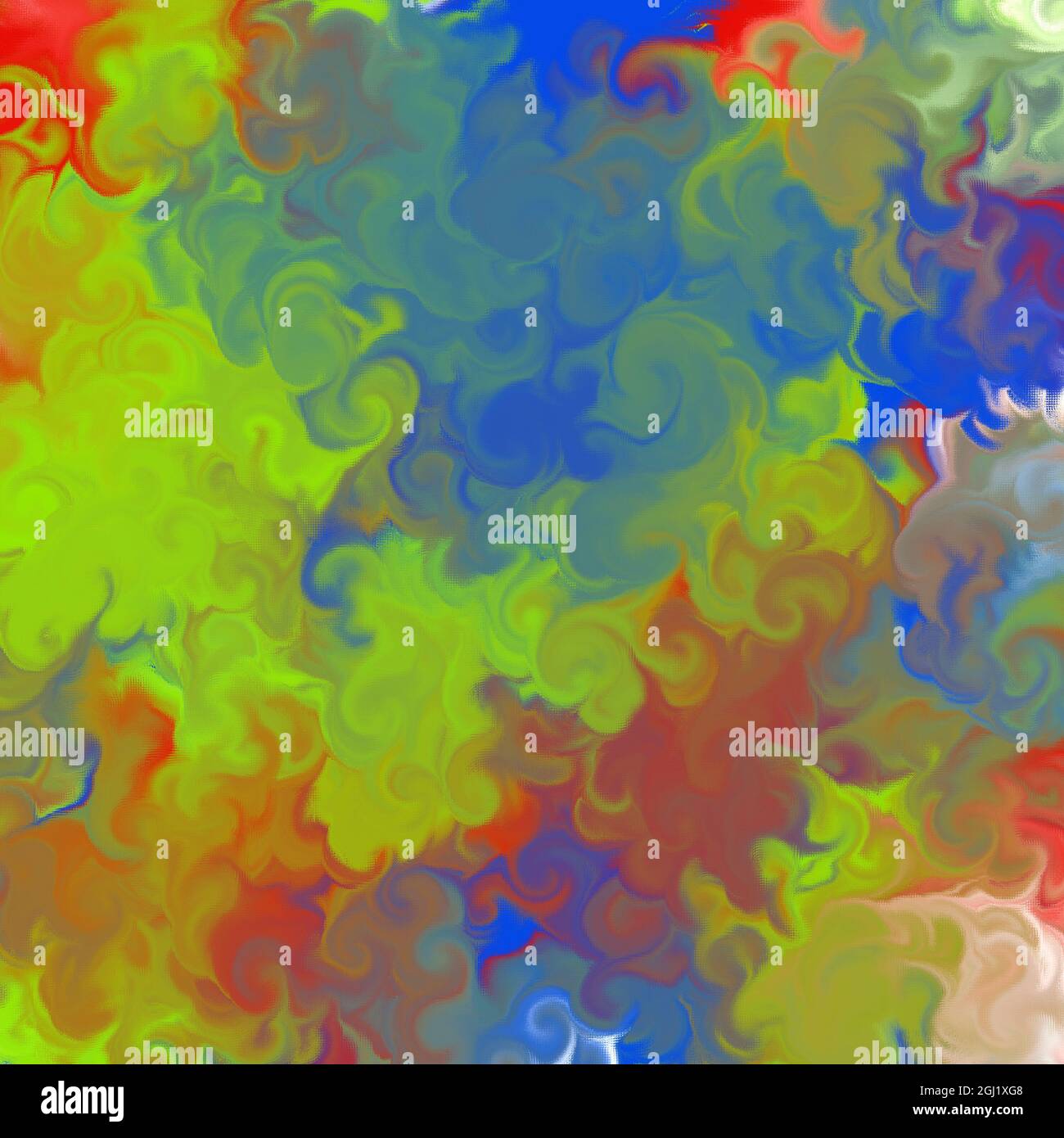 Bright multicolured background with swirl messy effect. Red, blue ...