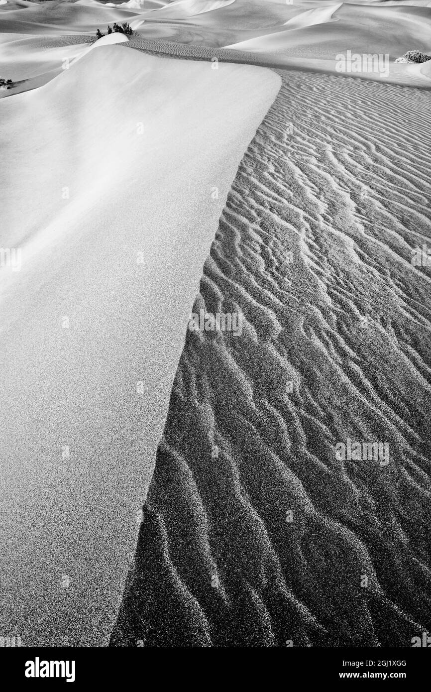 Dune Abstract, Death Valley Stock Photo - Alamy