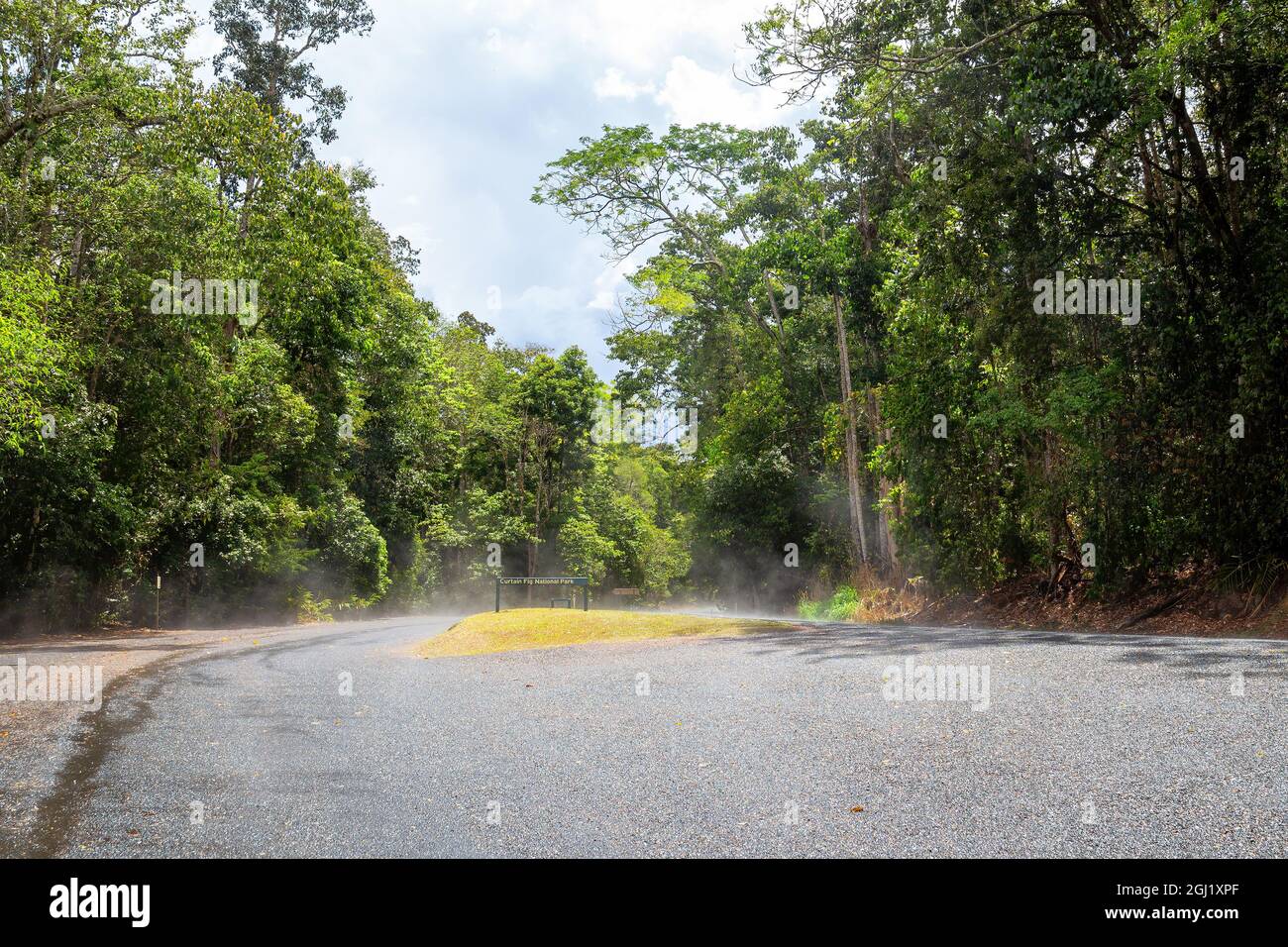 Steam rising from road Stock Photo - Alamy