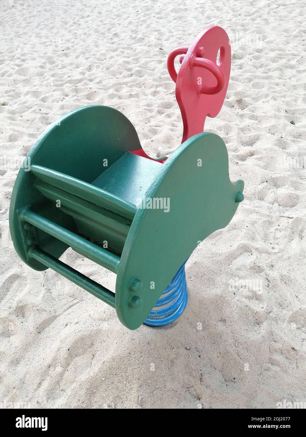 Spring mechanism of the swing hi-res stock photography and images - Alamy