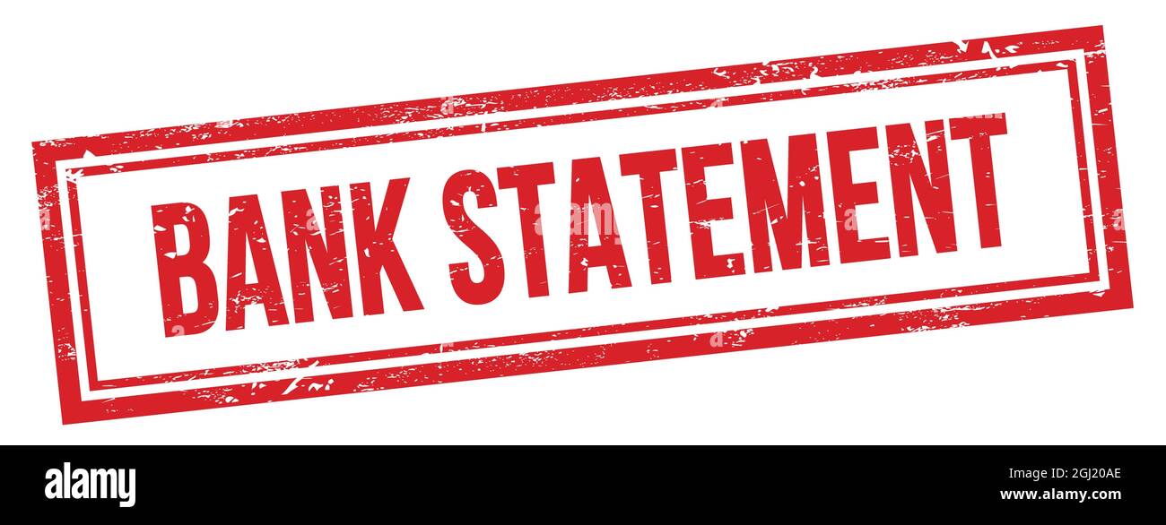 Bank statement text Cut Out Stock Images & Pictures - Alamy