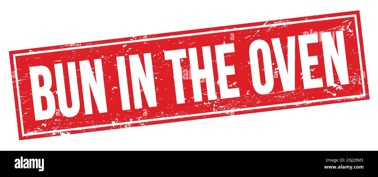 Bun in the oven stamp hi-res stock photography and images - Alamy