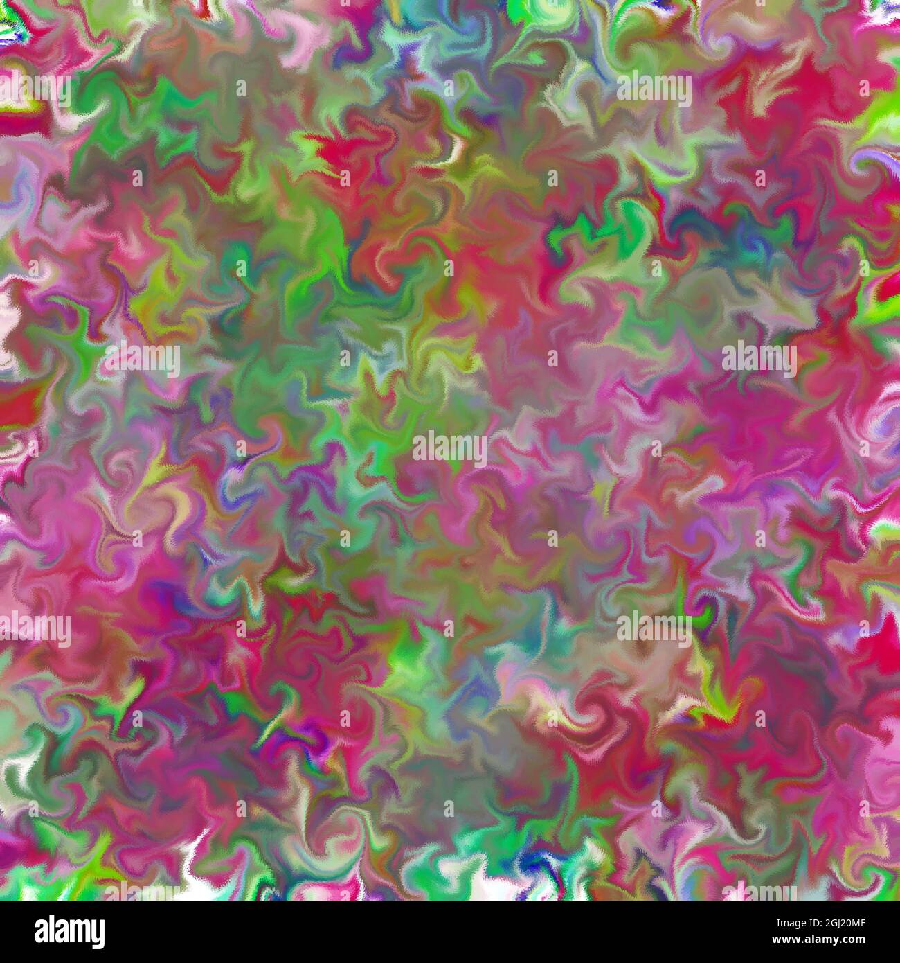 Pink, green, red, blue and white background with swirl messy effect ...