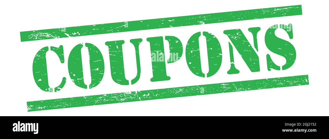 Coupons stamp hi-res stock photography and images - Alamy