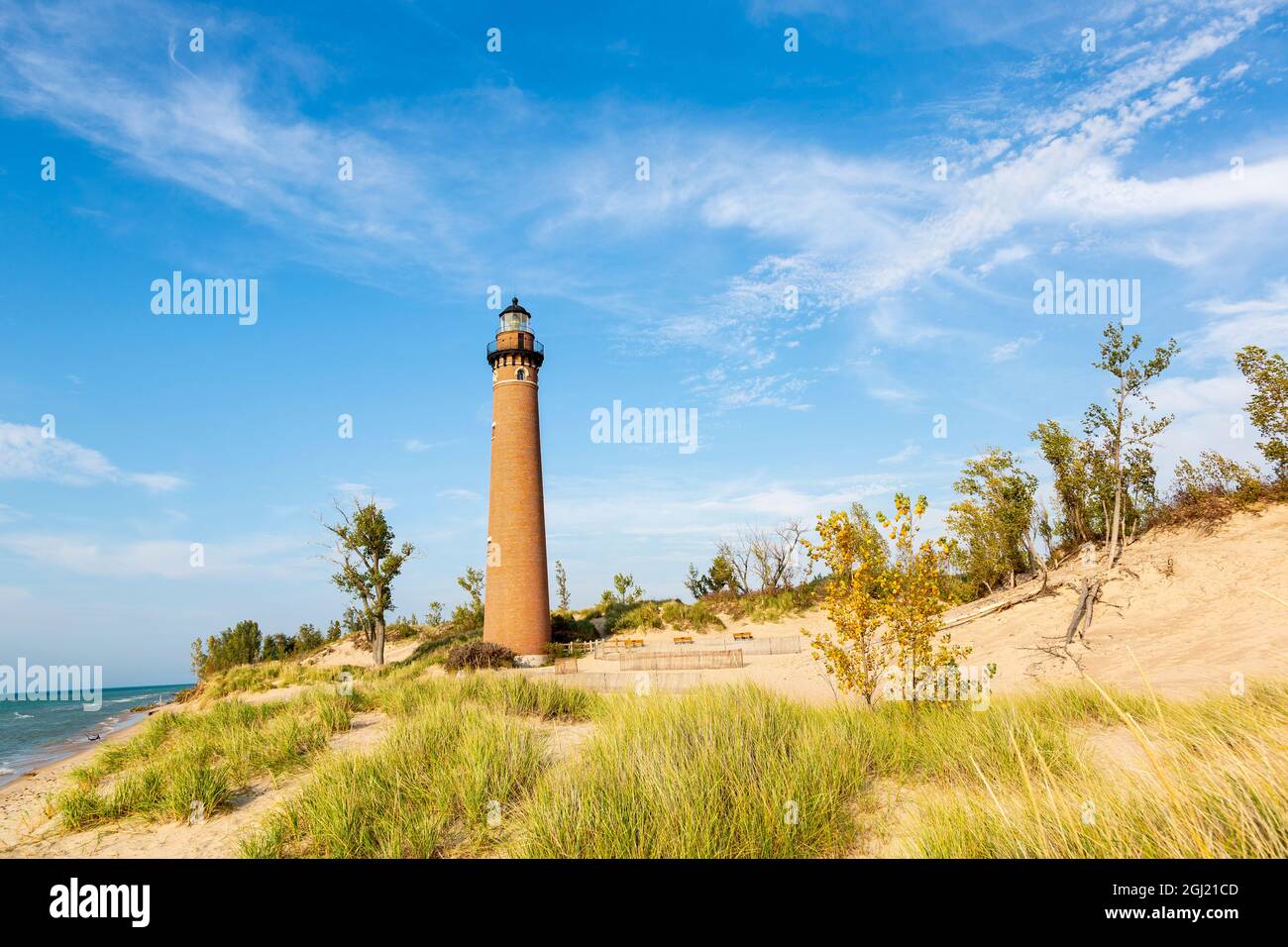 Little Sable Point Lighthouse near Mears, Michigan Stock Photo - Alamy