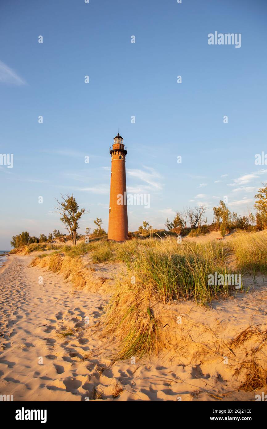 Little Sable Point Lighthouse near Mears, Michigan Stock Photo - Alamy