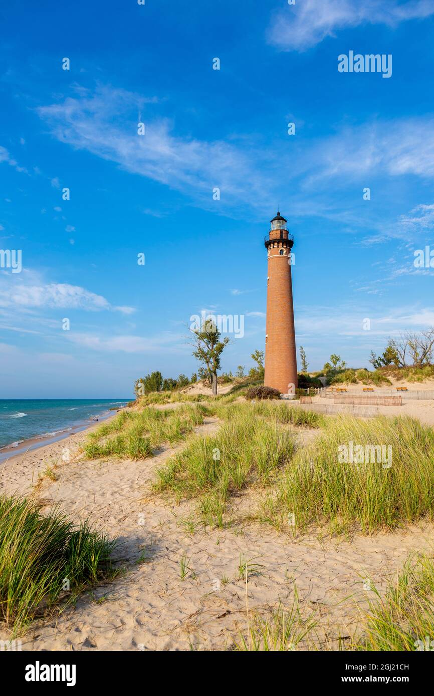 Little Sable Point Lighthouse near Mears, Michigan, USA Stock Photo - Alamy