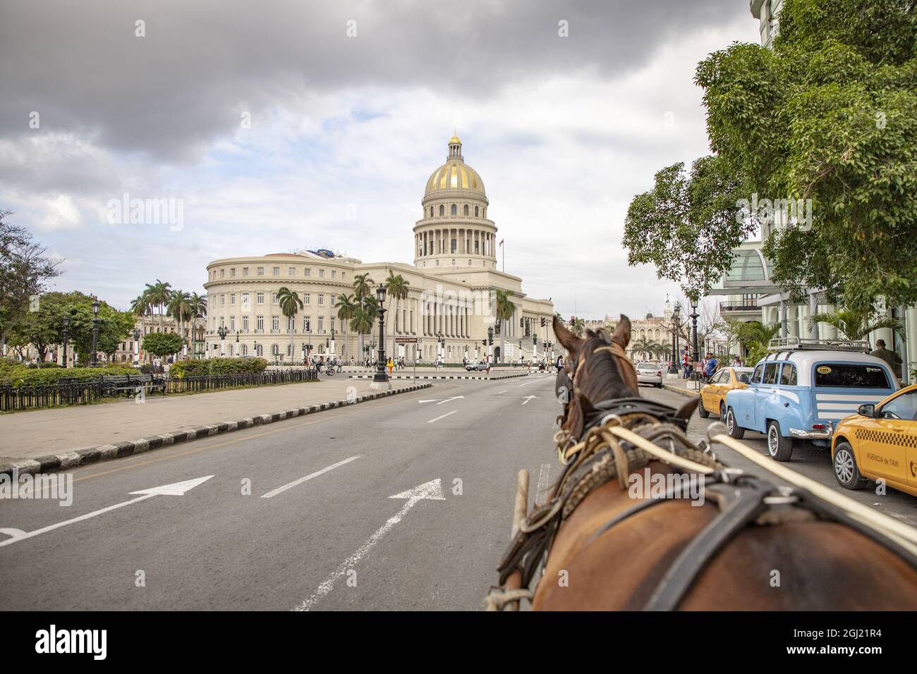 HAVANA, CUBA - Mar 13, 2020: A scenic shot of the Cuban National ...