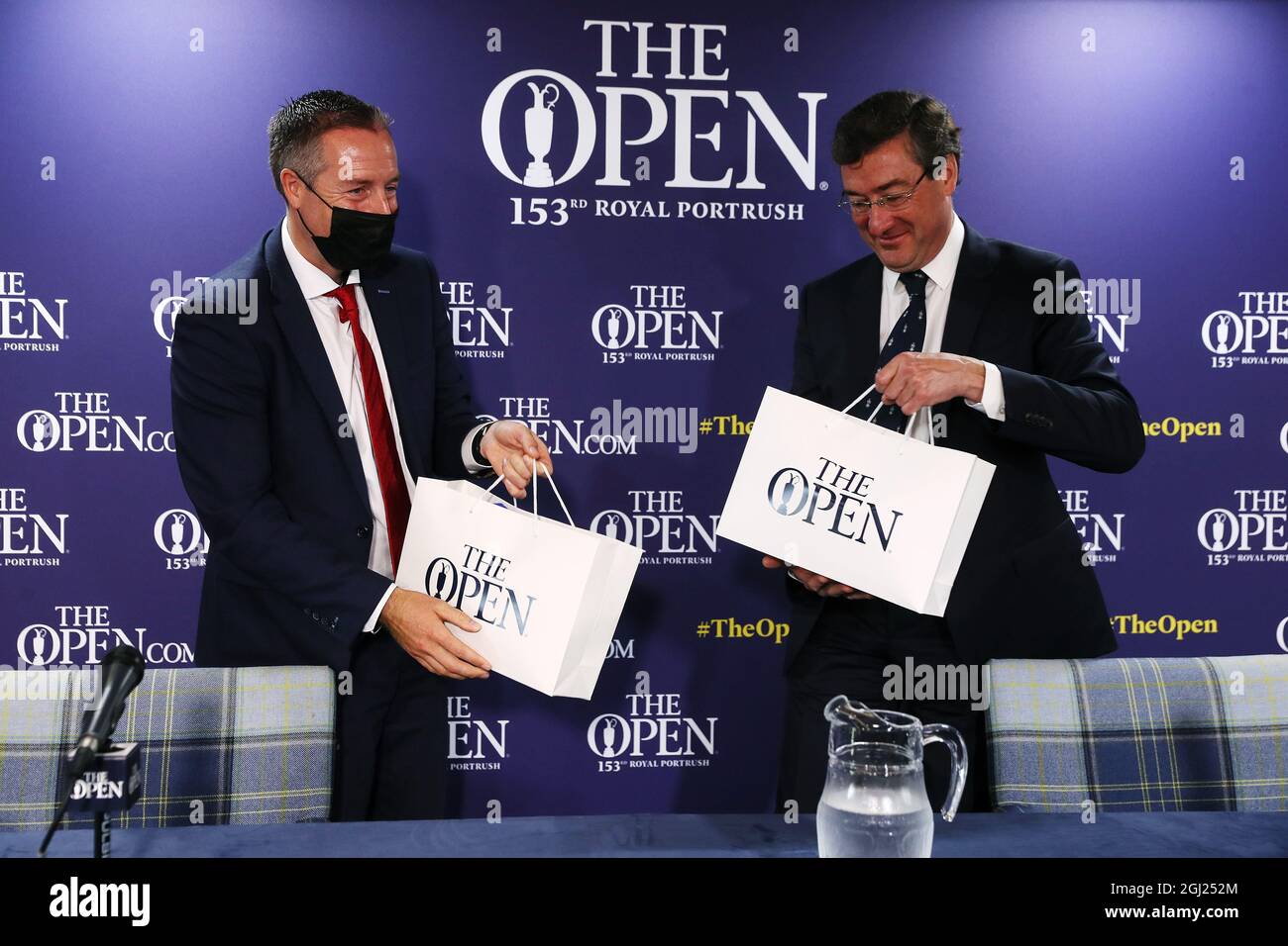 David Meacher (right), Chairman Professional Championships Committee of ...