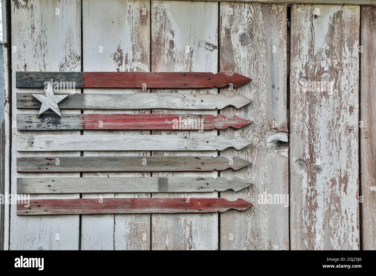 USA, Washington State, Palouse. American flag in Benge Stock Photo - Alamy
