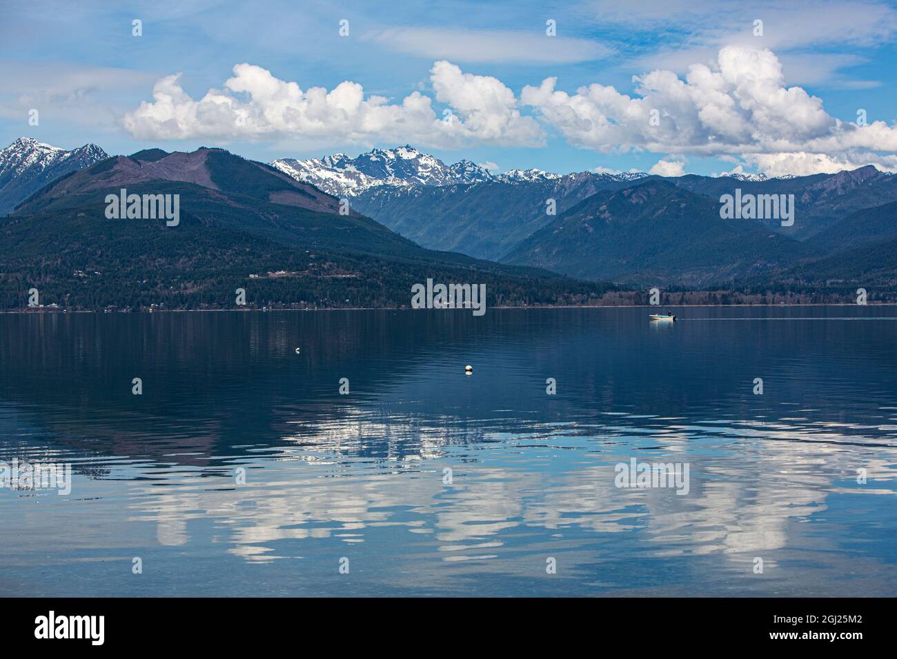 Seabeck, Hood Canal, Washington State, boat sails, Hood Canal, Olympic ...