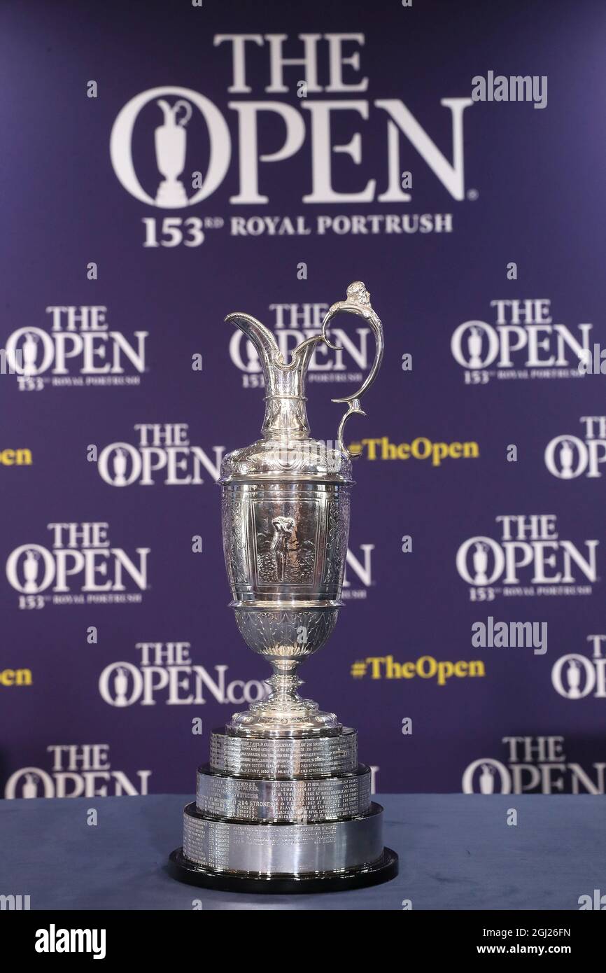 The Claret Jug following the announcement that the 153rd Open ...