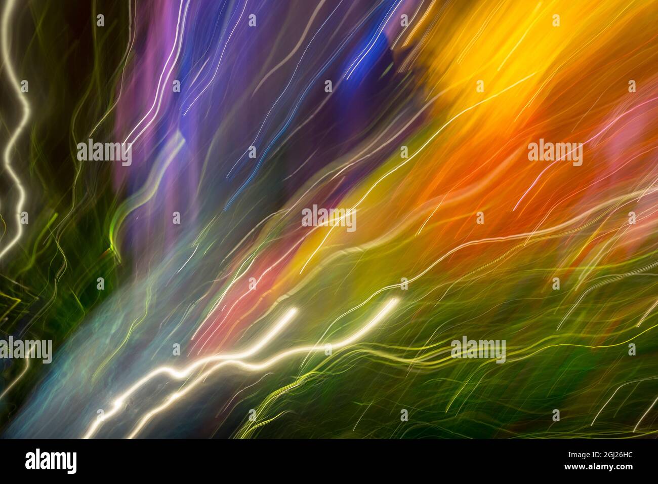 Colorful glass with blurred motion effect Stock Photo - Alamy