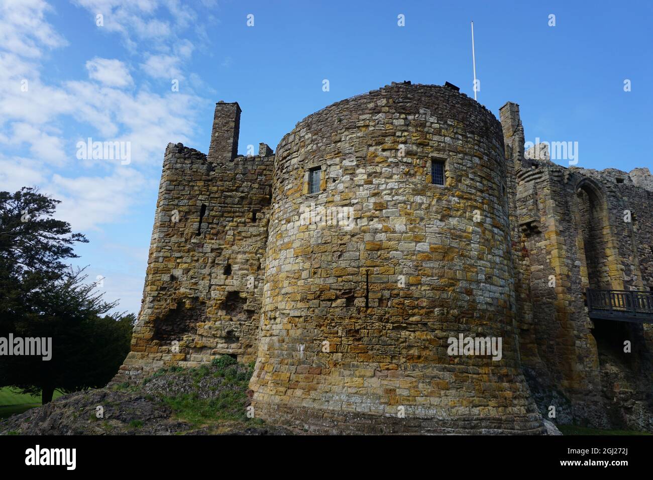 Dirleton Castle east Lothian Stock Photo - Alamy