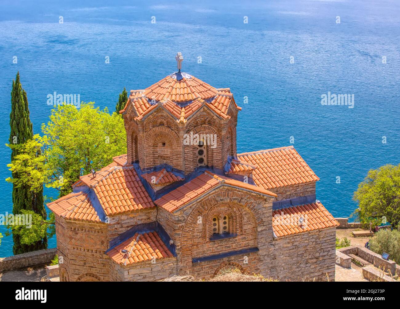 Saint John - Kaneo, Orthodox Church in Ohrid, Noth Macedonia Stock ...