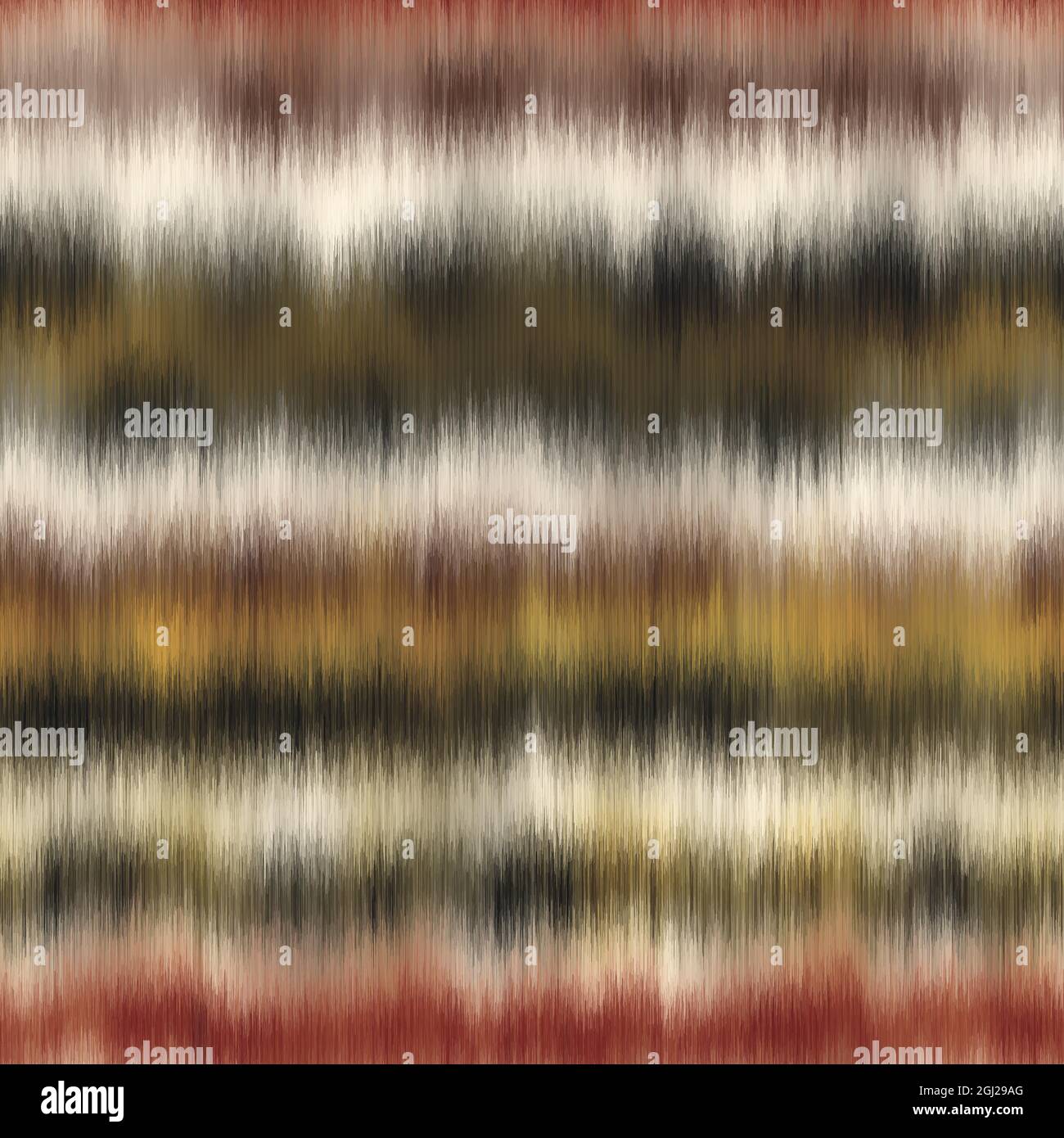 Seamless vector tie dye multicolor bleeding stripe pattern for surface ...