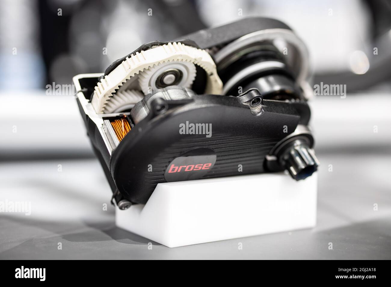 Munich, Germany. 08th Sep, 2021. The logo of automotive supplier Brose ...