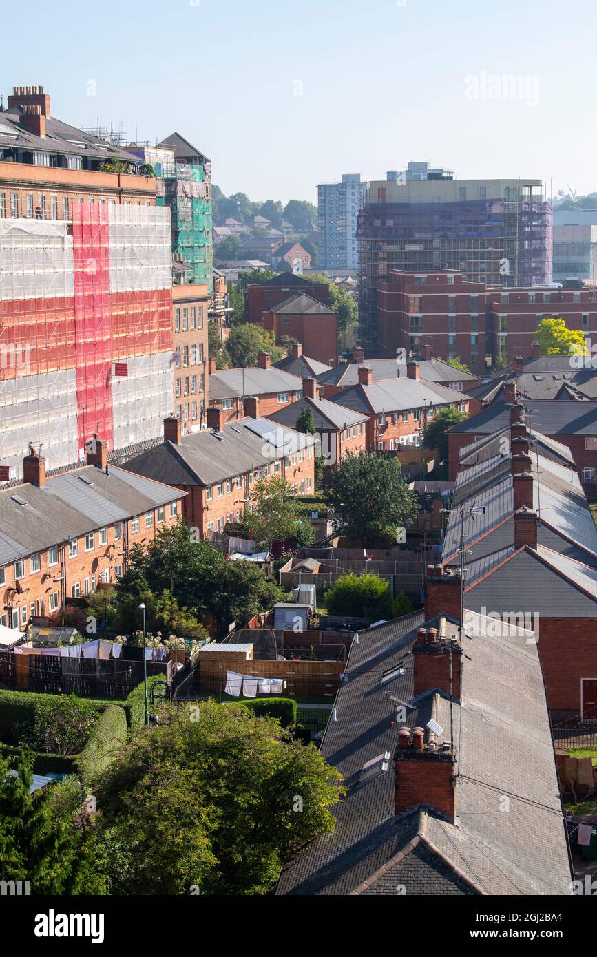 The Cliff Road / Narrow Marsh area of Nottingham City, captured from ...
