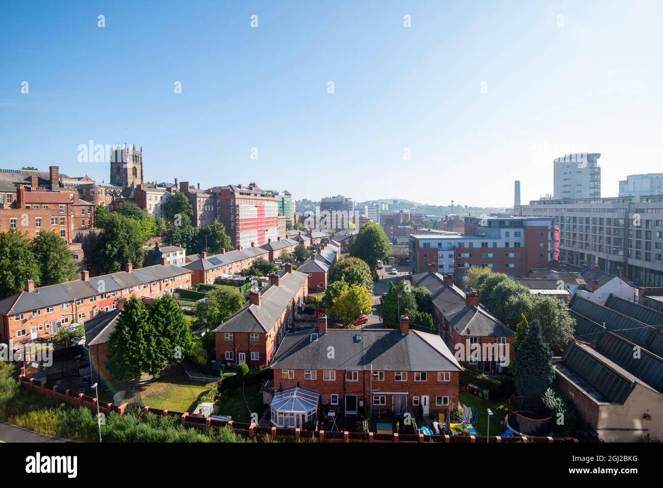 The Cliff Road / Narrow Marsh area of Nottingham City, captured from ...