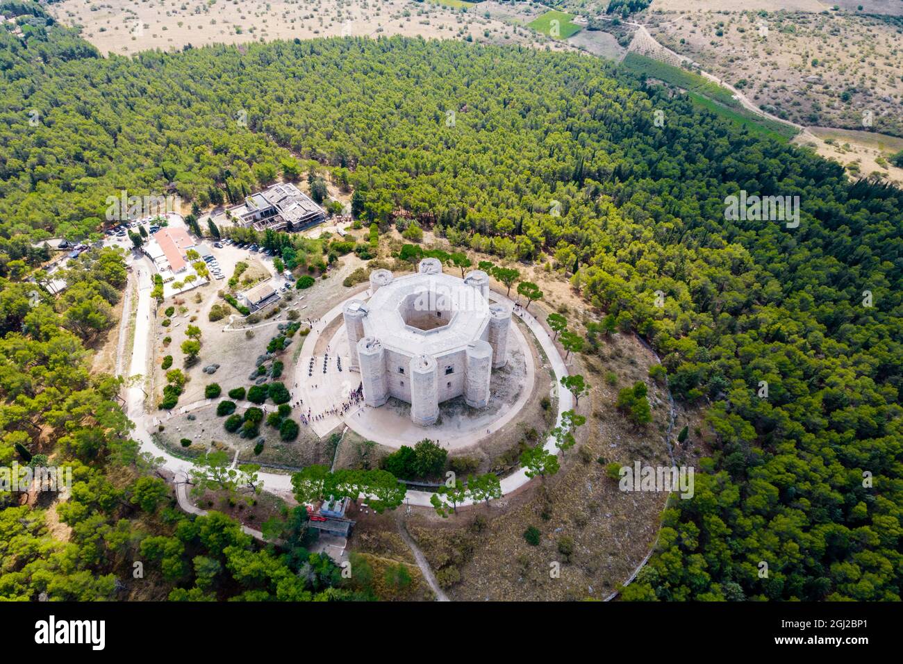Aerial view of castel del monte hi-res stock photography and images - Alamy